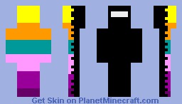 bit trip runner(commander video) Minecraft Skin