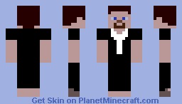 Guy in a suit Minecraft Skin