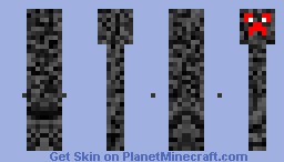 Black CREEPER Minecraft Skin