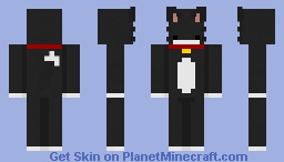 Black Cat Minecraft Skin