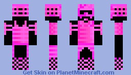 Pink samurai Minecraft Skin