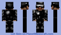 Black soldier Minecraft Skin