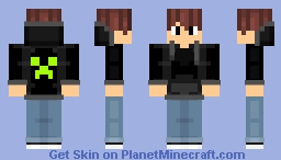 ruolga76sh2018 v5.5.1c black Minecraft Skin