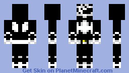 Black Power ranger Minecraft Skin