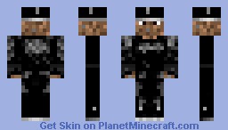 Minecraft Dirt Skin Warrior Black Minecraft Skin