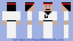 Black belt karate guy Minecraft Skin