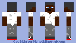 black guy Minecraft Skin