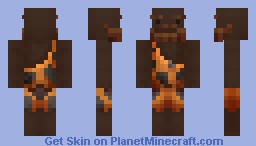 Black Caveman! Minecraft Skin
