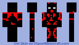 blackman evil Minecraft Skin