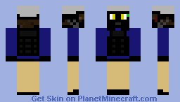 Black mesa security gaurd Minecraft Skin