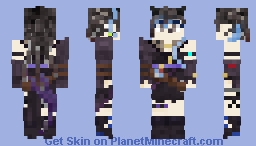 Blacknight - Arknights Minecraft Skin