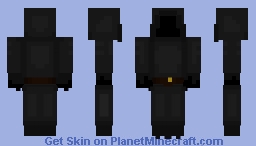 Black Paint Minecraft Skin