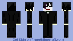 Black reaper (masked) Minecraft Skin