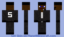 Black-Security Minecraft Skin
