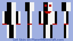 Black and White Minecraft Skin
