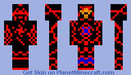 black warrior of doom Minecraft Skin