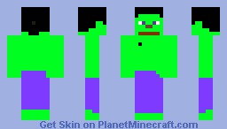 the hulk Minecraft Skin