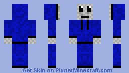 blue pak Minecraft Skin