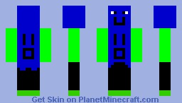 Blue Guy Minecraft Skin