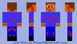 I'm bleeding! Minecraft Skin