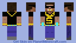 Bling Steve Minecraft Skin