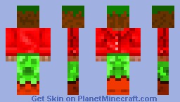 Dirt Block Head Minecraft Skin