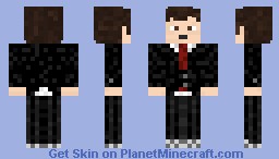 Maffia Hitman, in a suit Minecraft Skin