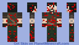 bloodied woods from cod Minecraft Skin