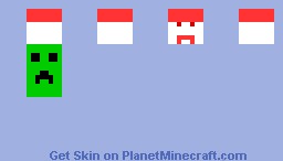blood creeper man Minecraft Skin