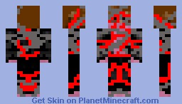 Bloody Muddy Stoney Matrix Guy Minecraft Skin