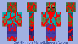 Bloodified Zombie Minecraft Skin