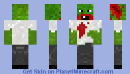 Bloody Zombie Minecraft Skin