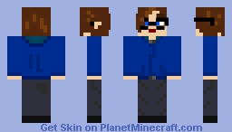 Crossfire Skin (Blue Hoodie) Minecraft Skin