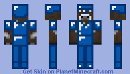 Leo's Blue Team (C) Minecraft Skin