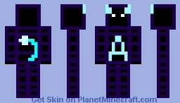 Blue Devil Minecraft Skin