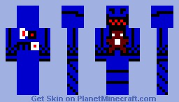 Blue Domo Shark Minecraft Skin