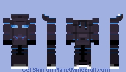 Blue Hoodie Overlay Minecraft Skin