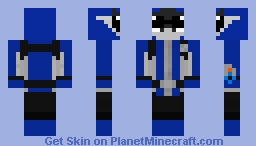 Blue Gorilla / ブルーゴリラ | Doubutsu Sentai Go-Busters Minecraft Skin