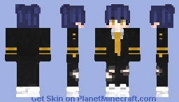Blue haired bee boy. Minecraft Skin