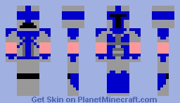 Blue Knight Minecraft Skin