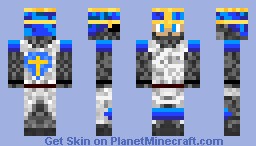 Blue Knight Minecraft Skin