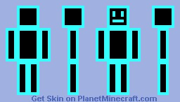 Blue line Minecraft Skin