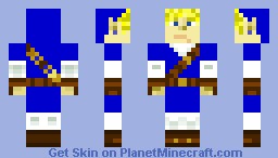 Blue Link Minecraft Skin