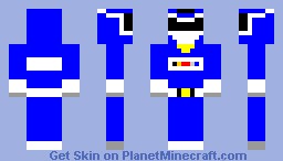 Blue ranger Minecraft Skin