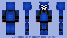 Blue Samurai l Minecraft Skin Minecraft Skin