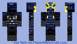 Blue Samurai Minecraft Skin