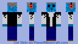 Blue Slime Dj (Request) Minecraft Skin