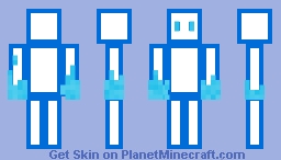 Blue Storm skin Minecraft Skin