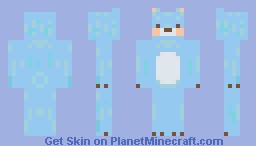 Blue Beary Bear Minecraft Skin