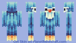 Updated Blue Bird Minecraft Skin